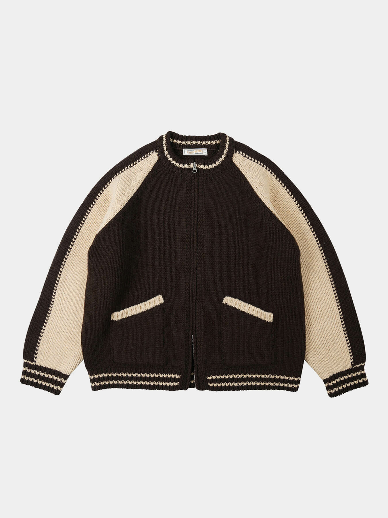 Кардиган WOOL VARSITY ZIPUP
