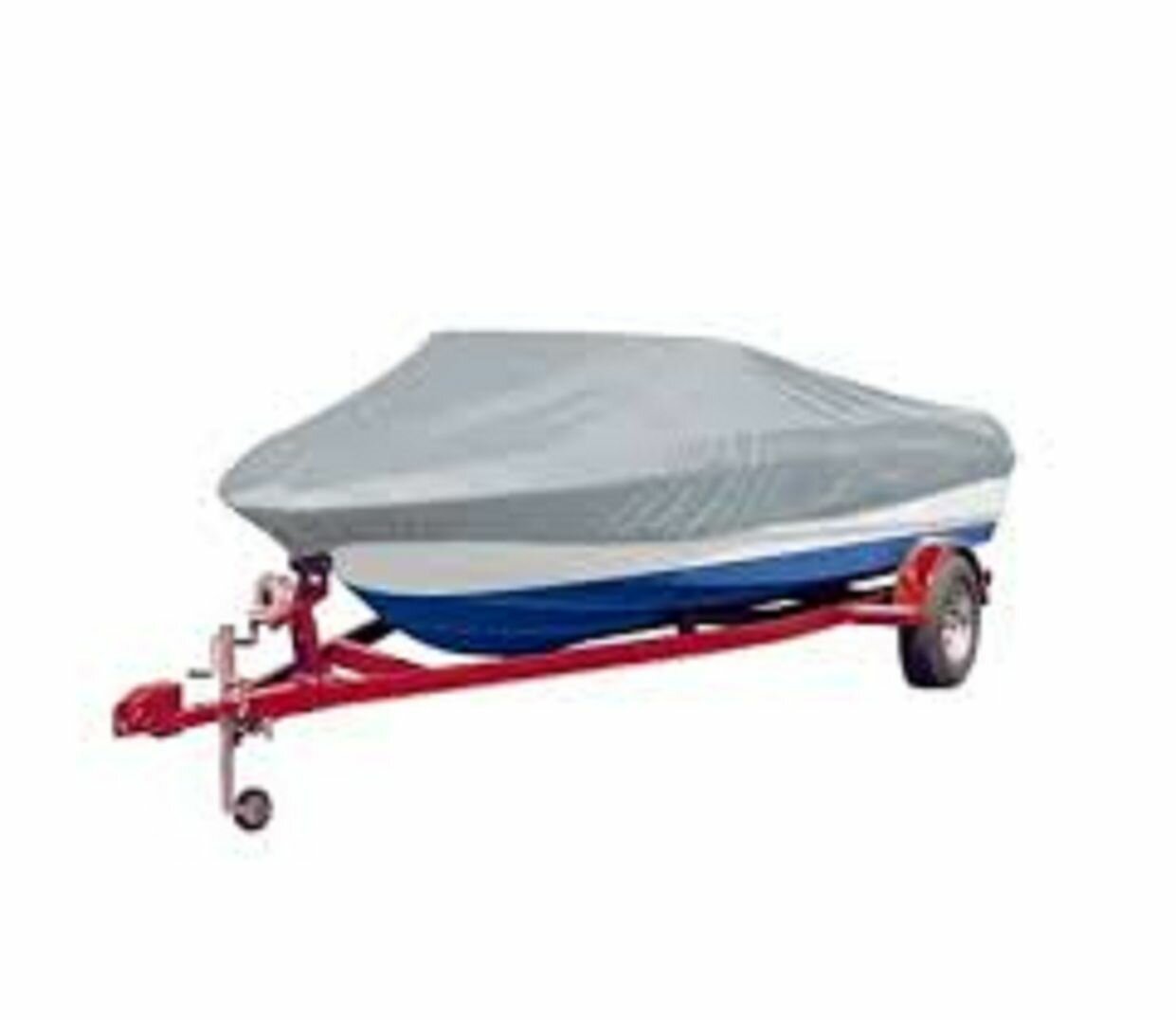 Тент катер Bayliner Байлайнер 175 серый Glash(Транспортировочный стояночный)