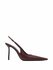 Туфли Victoria Beckham Pointed slingback pumps, размер 39, red
