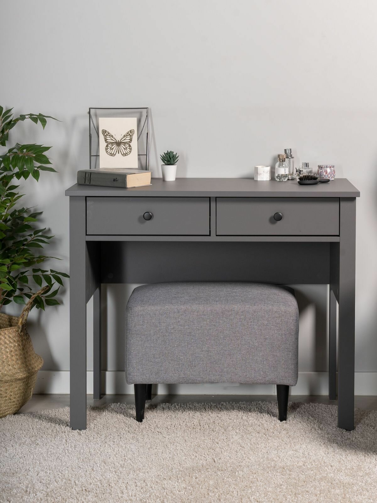 Стол туалетный Сага, 92х45, серый, ГУД лакк