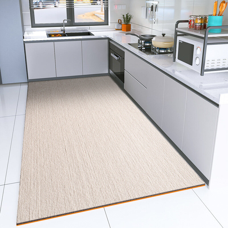 Кухонный специальный нескользящий маслостойкий коврик, резиновый водонепроницаемый ковер, устойчивый к пятнам, для всего пола, легко моется, не требует стирки, грязеотталкивающий коврик