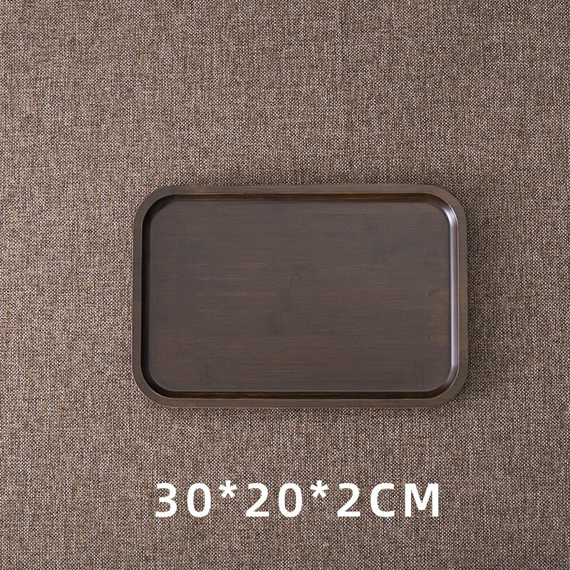 2026 Новейший бамбуковый поднос для чая, поднос для чашек в гостиной, поднос для чайной комнаты, высококачественный поднос для закусок, поднос для хранения, обеденный поднос из бамбука