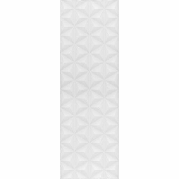 Керамическая плитка Kerama Marazzi Диагональ 12119R 25x75 Матовая, Структурированная Белый