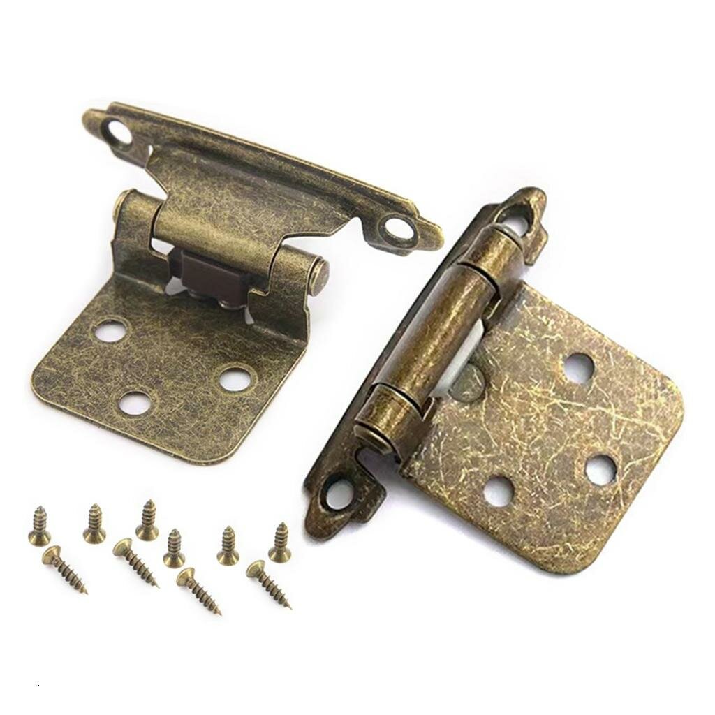 Самозакрывающиеся петли для кухонных шкафов, синяя патина