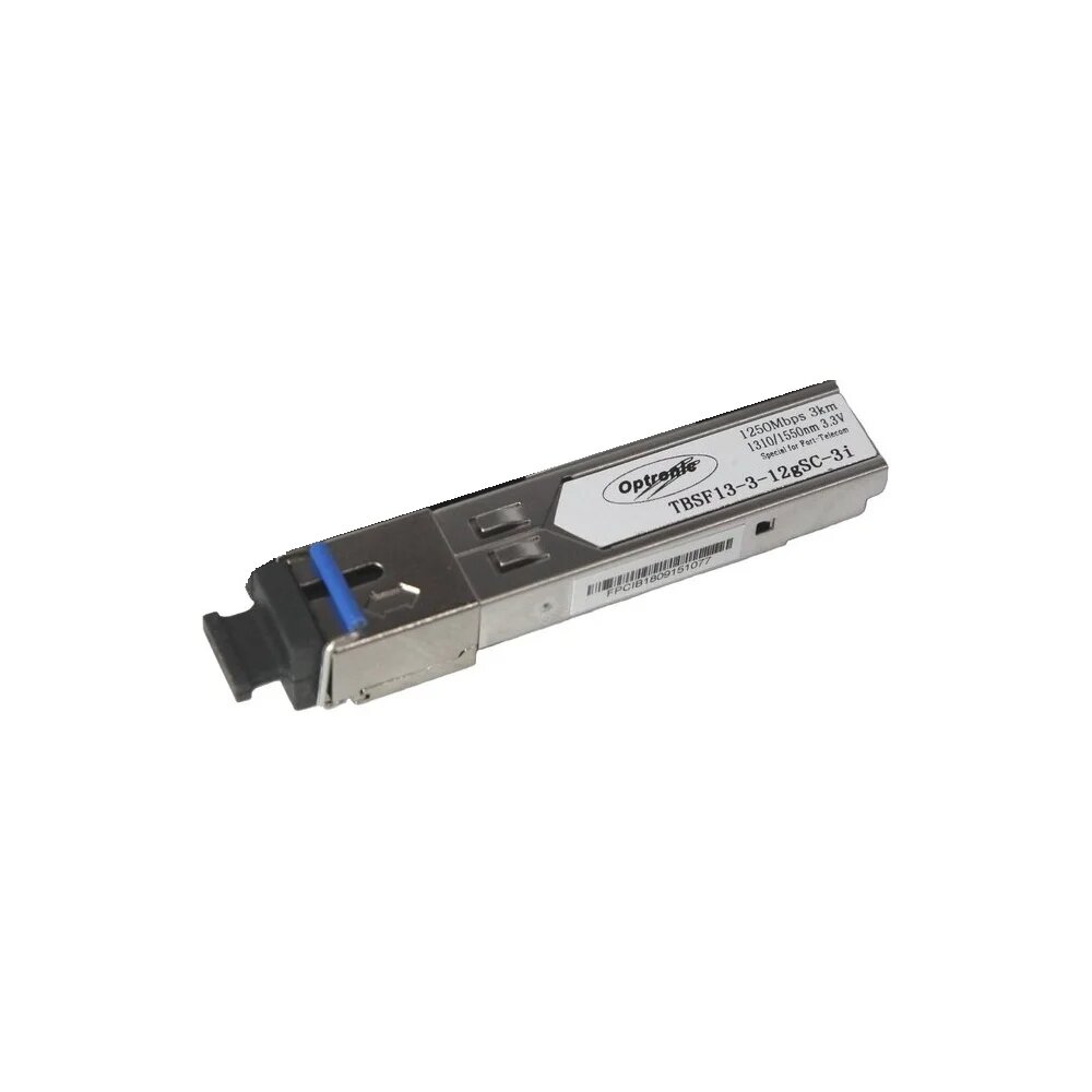 Модуль TFortis Tbsf-13-3-12gsc-3i 1310 АВ5002316 SFP для одномодового волокна с металлическим корпусом и SC разъёмом