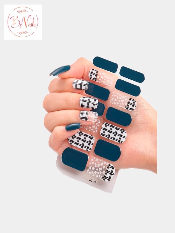 Маникюрный набор лаковые полоски накладные ногти наклейки для ногтей дизайн ногтей слайдер