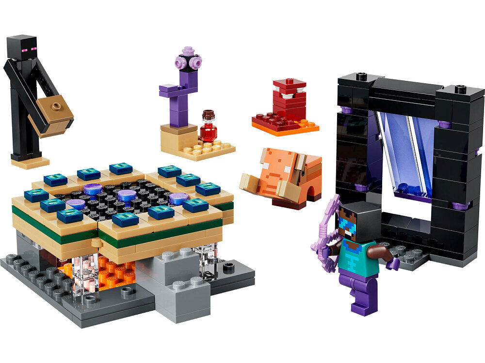 Конструктор LEGO Minecraft 21584 Конструктор Путешествие через порталы Незера и Края