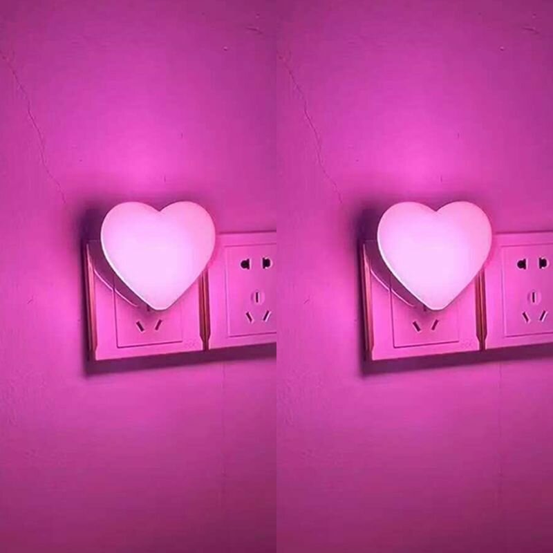 Ночной светильник LED с переключателем, атмосфера для пары, настроение в спальне, прикроватная лампа, романтическая лампа в форме сердца, оптовая продажа от фабрики