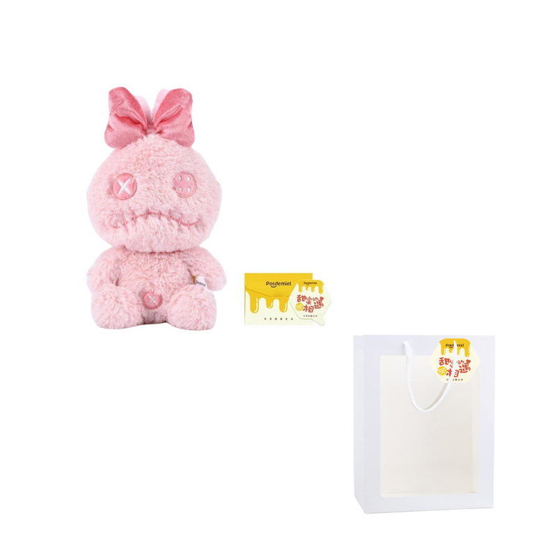 POTDEMIEL x Disney Стич XIAOJIN Микки Маус Лило и Стич Плюшевые Брелки 10 см 11 см 18 см 20 см 25 см Длина Тела