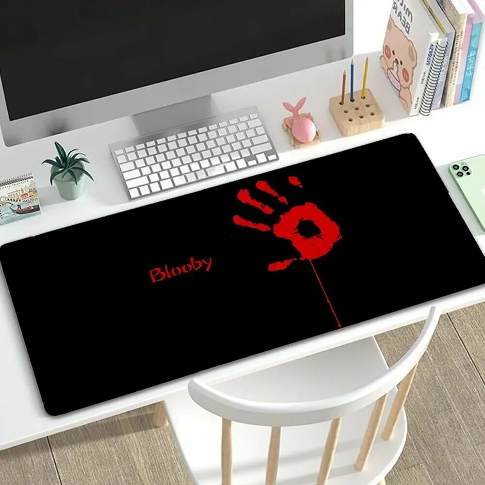 Bloody-Hook Коврик для мыши, XXL, красный, черный