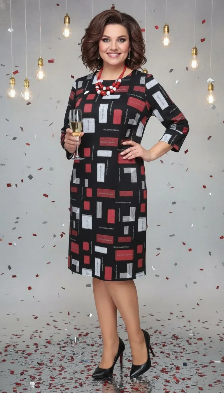 Платье Платье футляр кубик золото/серебро