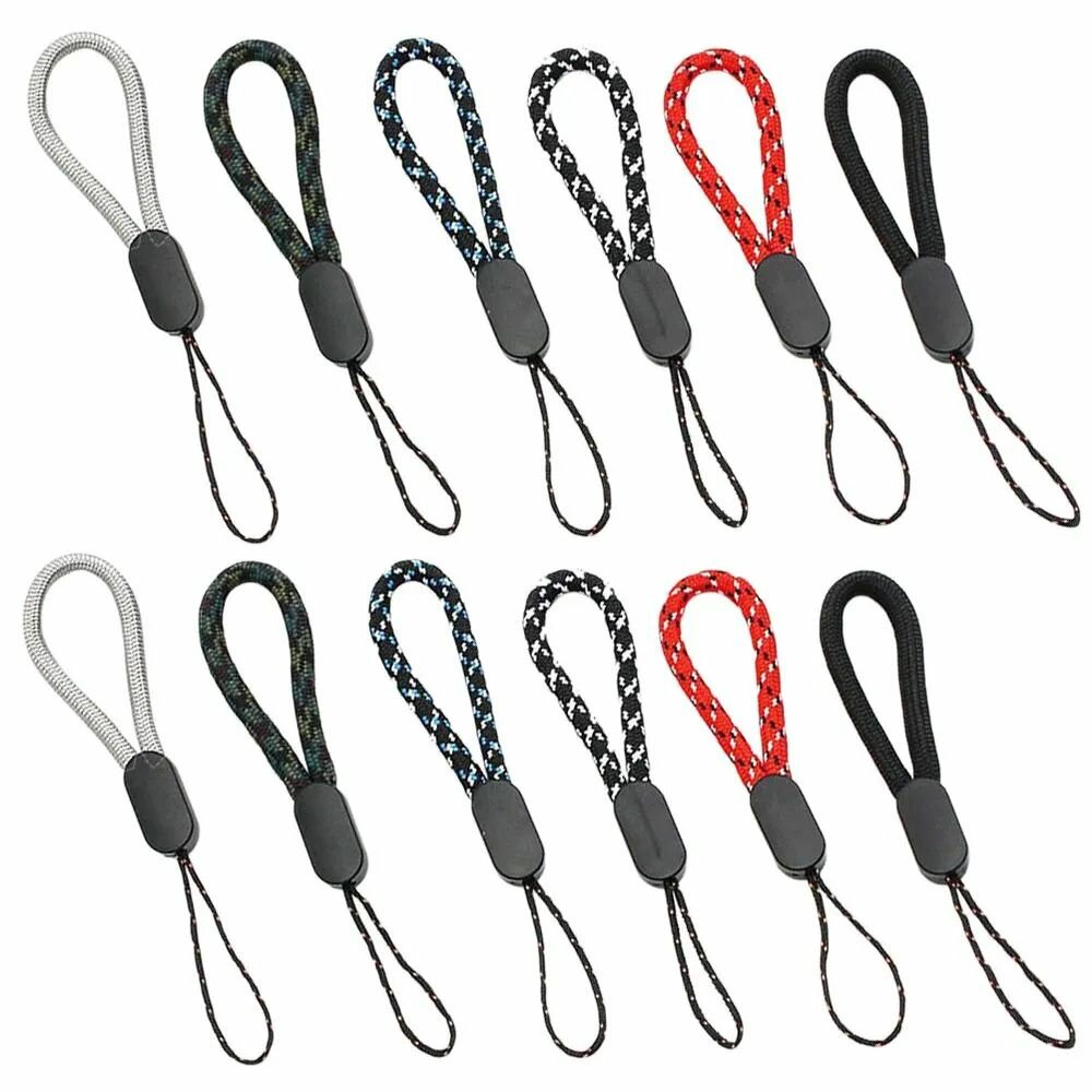 12 шт. телефонных ремней, съемных, для мобильных телефонов, камер, шнурков для USB-накопителя, кошелька, рюкзака