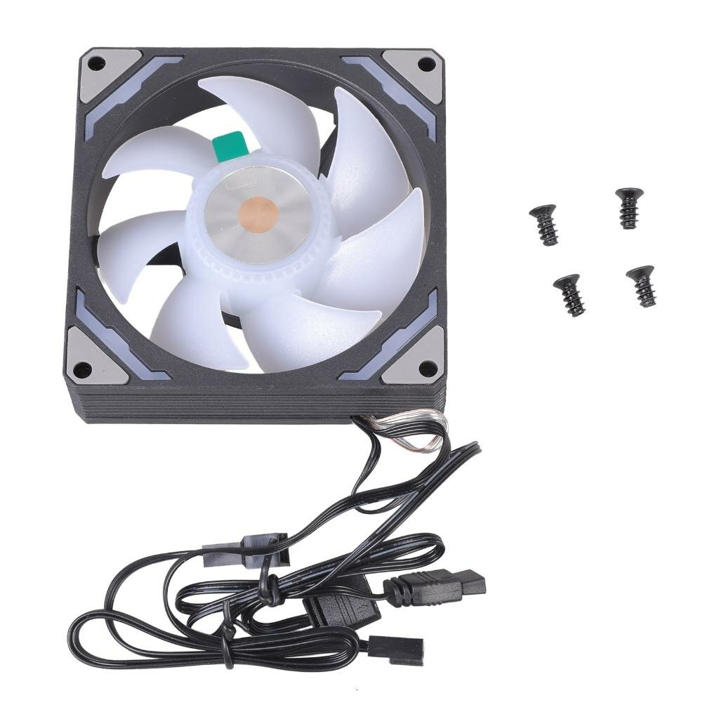 ARGB-вентилятор 90 мм с ШИМ, Черный