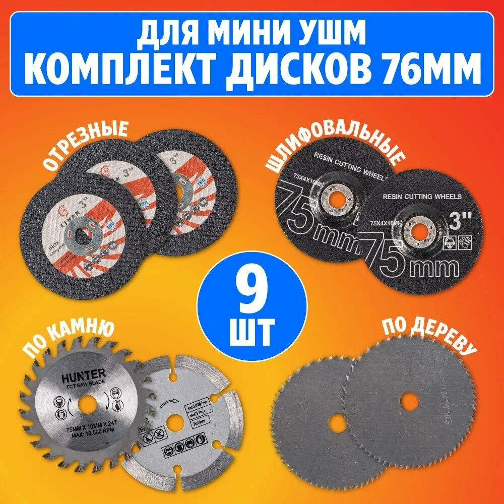 Диск пильный 75 x 10