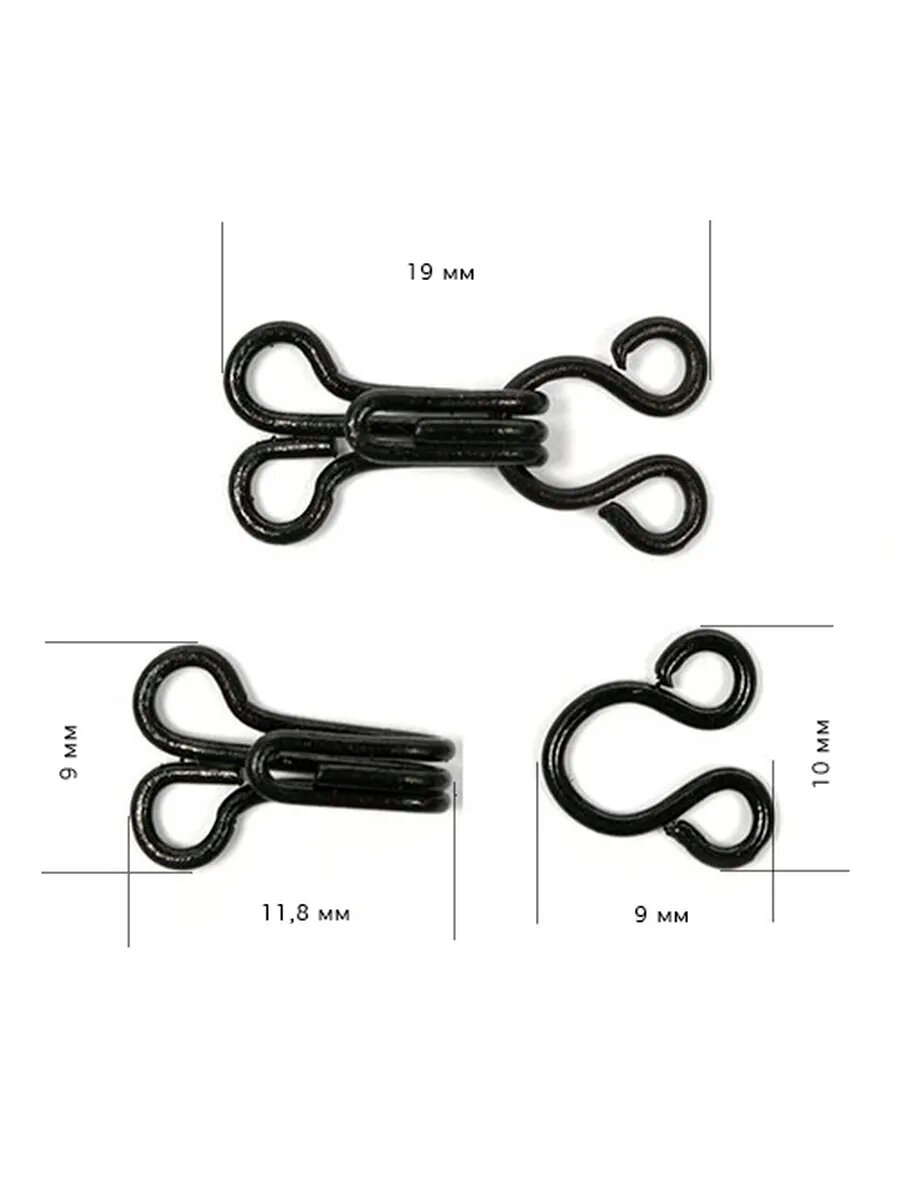 Крючки пришивные №3 17х9мм ТВ-НЕ-А уп. 600шт