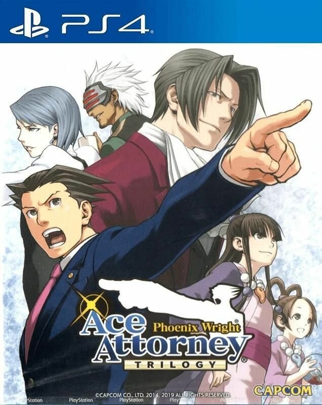 Игра Phoenix Wright Ace Attorney Trilogy для PS4 (Английская версия)