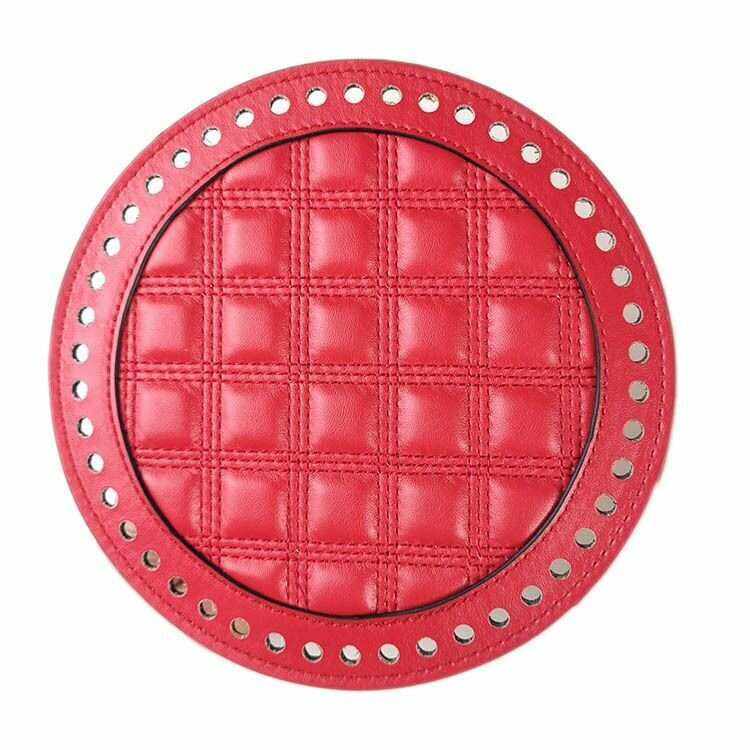 Материалы для плетеной сумки Hyuna, аксессуары для сумок ручной работы, кожаные аксессуары для сумок, чехол для сумки, осень и зима, круглое основание сумки 18 см.