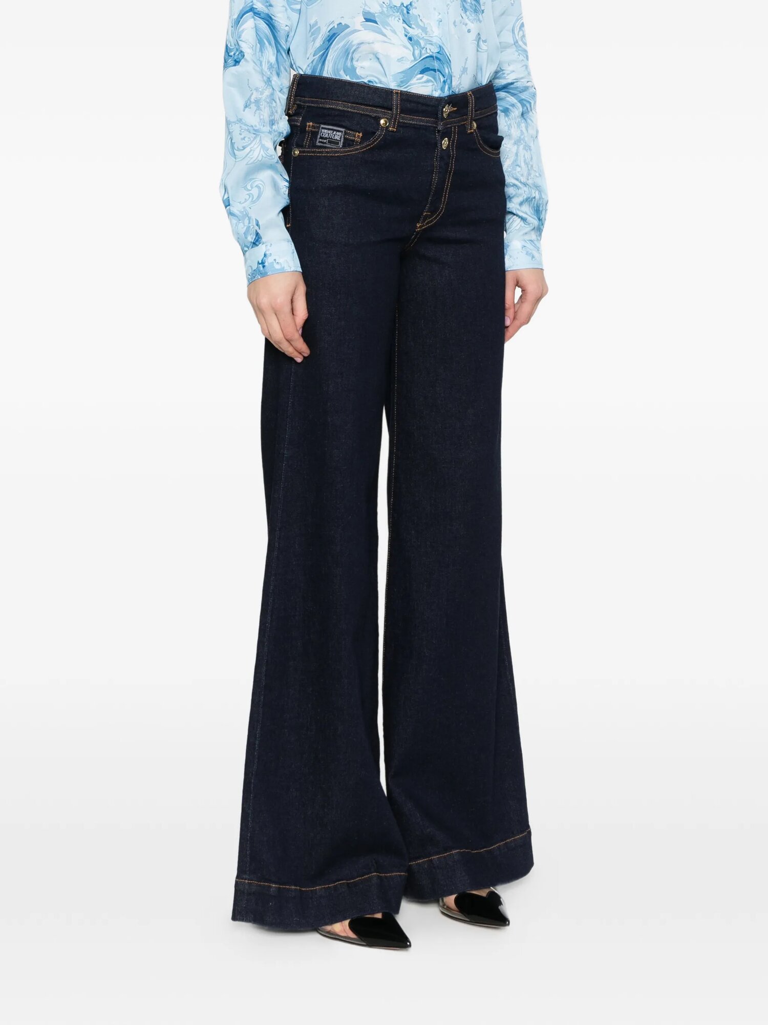 Джинсы Versace Jeans Couture Button jeans, размер 2 — фото 1