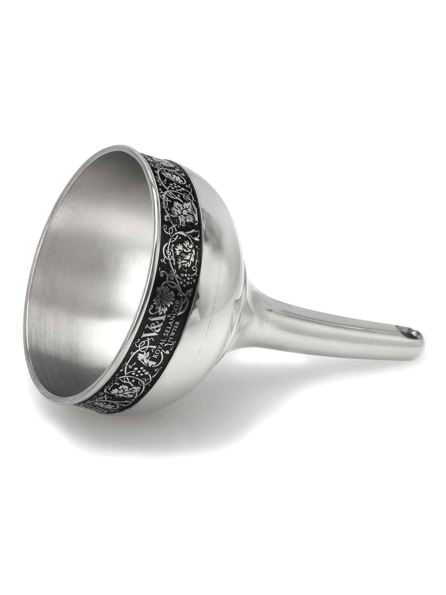 Воронка ROYAL SELANGOR RS 014565R, для жидкости, съемная, металлическая, серебристая