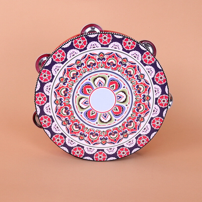 Тамбурин для танцевального выступления в Дуньхуане, реквизит для оценки, инструмент для сценических выступлений для взрослых, ручной тамбурин, реквизит для ханфу