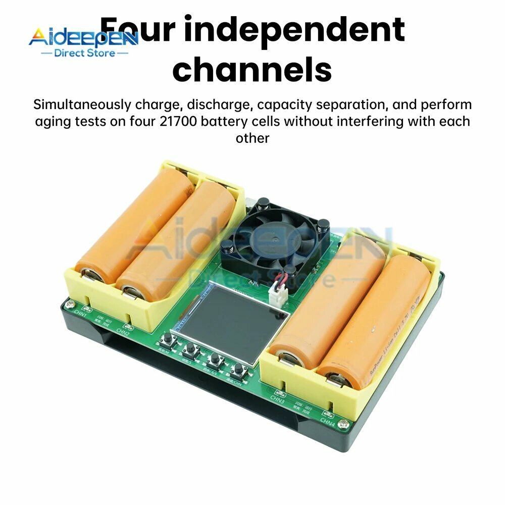 Aideepen BT4-21700 Тестер аккумуляторов