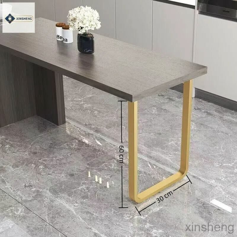 Ножки стола 30*60 cm U-образные металлические опоры для столешницы — без перфорации, для обедного и рабочего стола