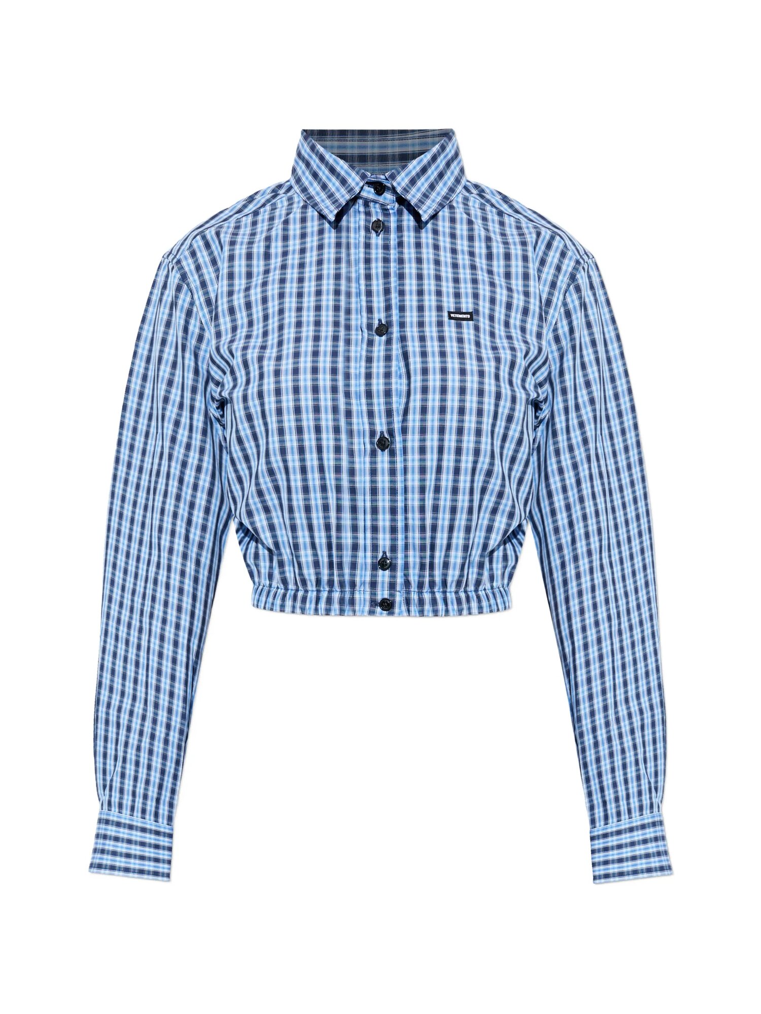 Рубашка Cropped check shirt