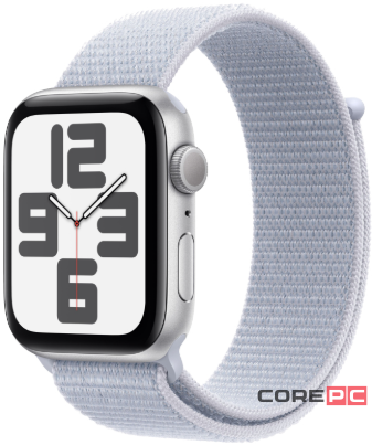 Умные часы Apple Watch SE (2024) 40mm Silver Aluminium Case with Blue Cloud Sport Loop (One Size)