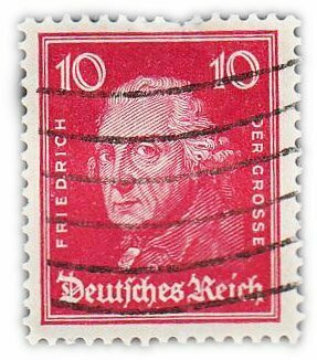 Германия, Веймарская республика 10 рейхспфеннигов 1926 "Фридрих Великий"