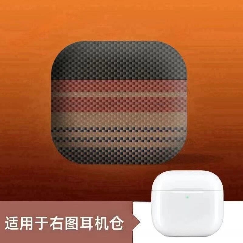 Чехол для наушников из углеродного волокна для Apple Airpods Pro 3 2 Airpods 1 2 3 4, беспроводной Bluetooth-наушник с защитой от царапин, роскошный матовый чехол
