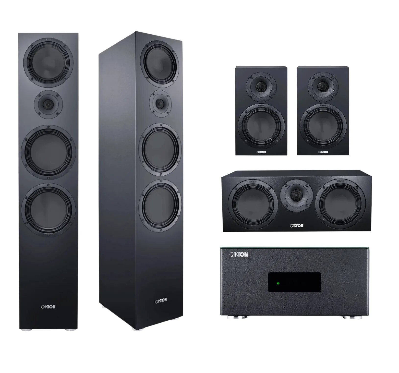 Комплект акустики Canton Smart Cinema GLE S2 I Black