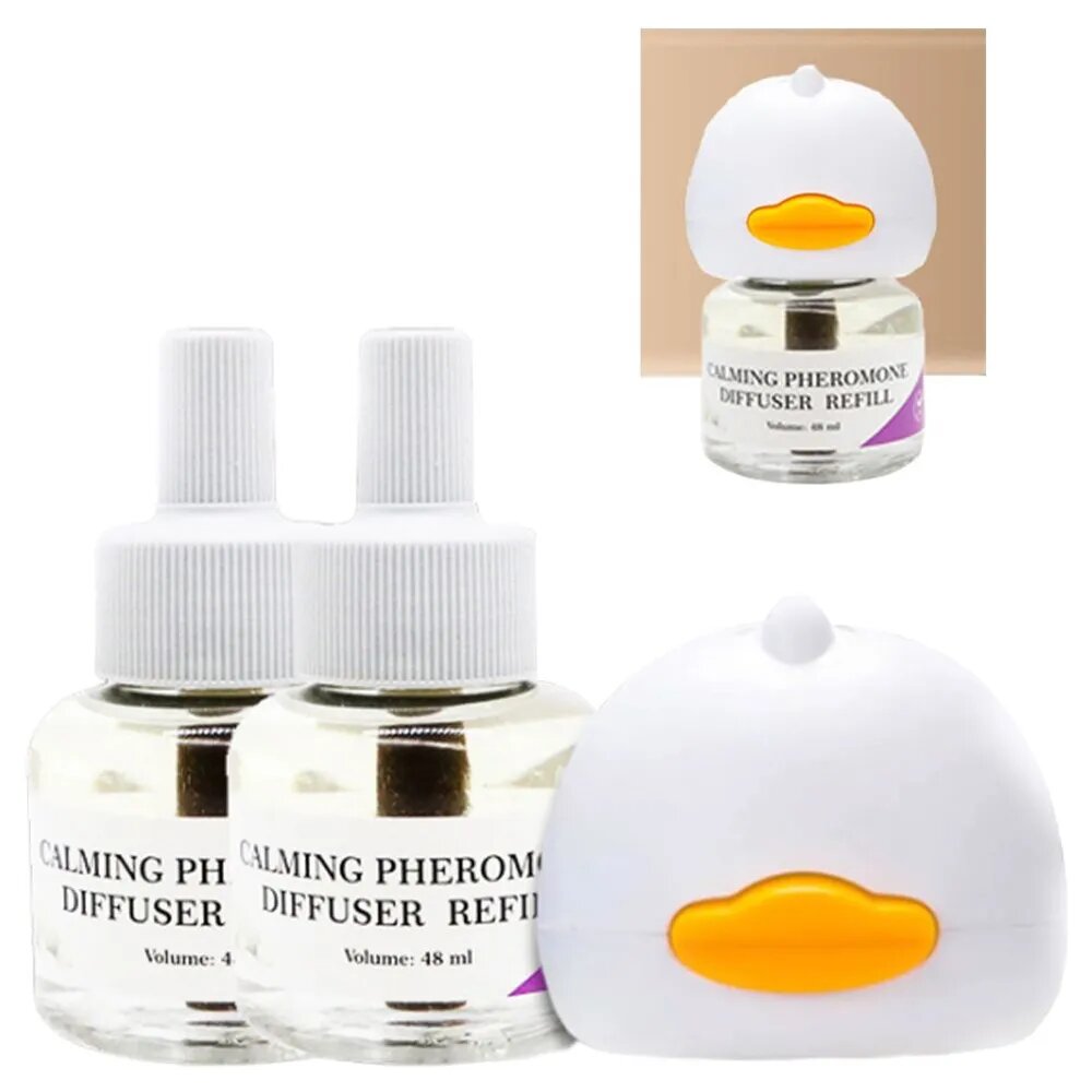 Успокаивающая жидкость для кошек с феромонами, электрический диффузор, 48 мл