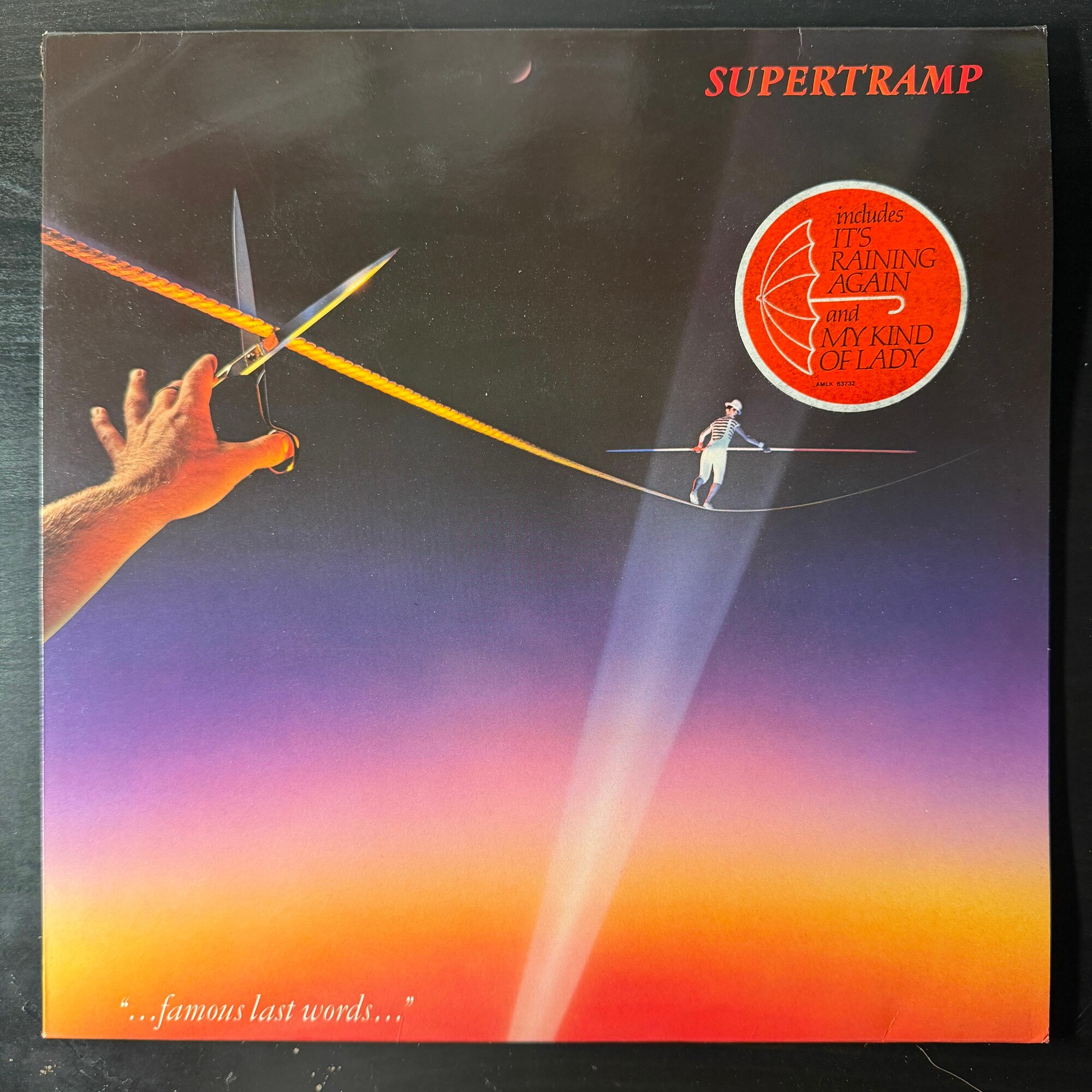 Виниловая пластинка Supertramp - Famous Last Word (Голландия 1982г.)