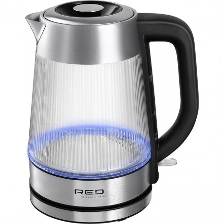 Чайник электрический Red Solution G121 черный/серебристый