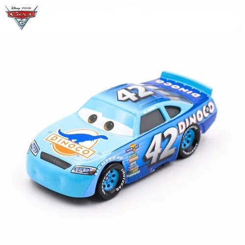 Гоночный трек Disney Pixar «Тачки 2 3» Праздничный Маккуин DVF39, мультяшный веселый раздвижной подарок для детей, рождественский подарок, игрушка для мальчика