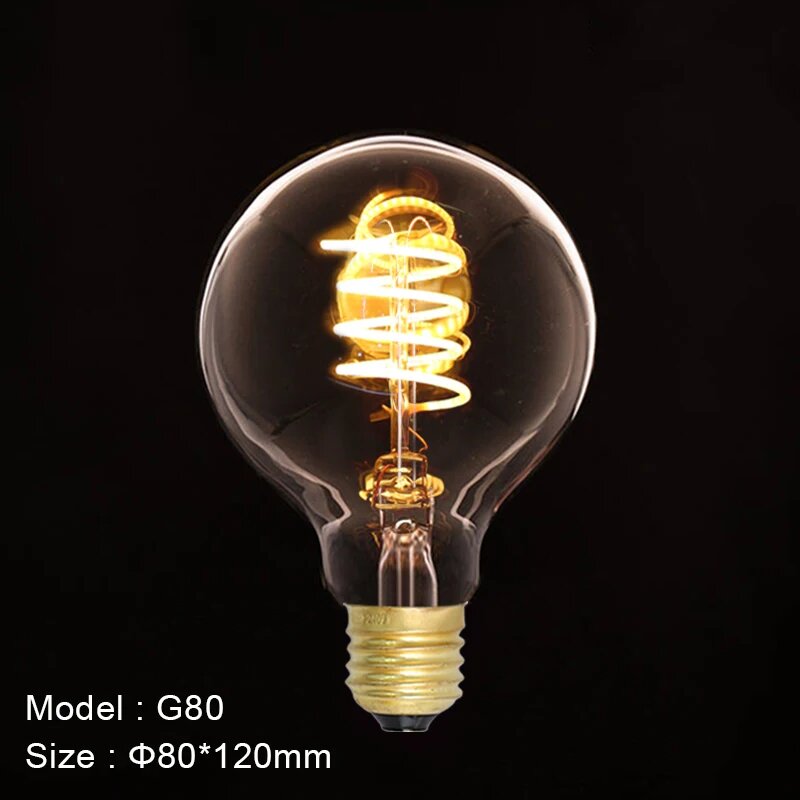 Светодиодная лампа YNL E27 4Вт ретро G80