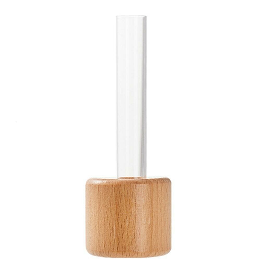 Деревянный мини-вазон для пробирок с магнитом