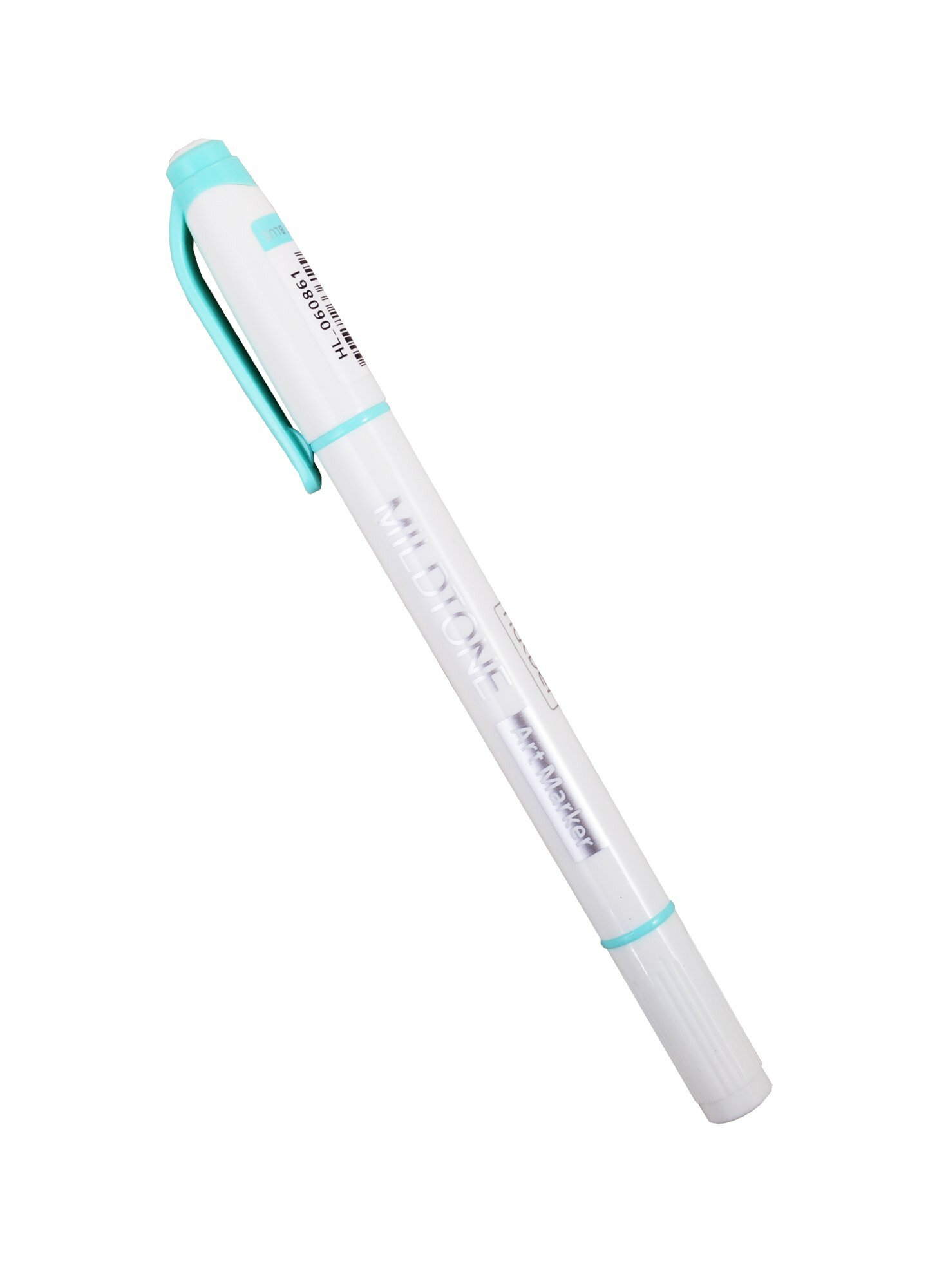 Текстовыделитель Hatber, Mildtone Pastel, двухсторонний бирюзовый