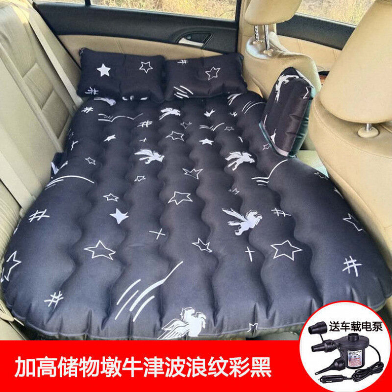 Автомобильный надувной матрас, надувная кровать для автомобиля, спальный коврик для заднего сиденья, приспособление для сна в машине, воздушный матрас.