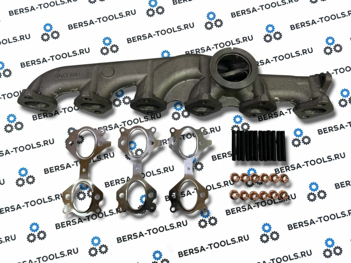 Чугунный выпускной коллектор BMW M57 M57N2, M57T2, M57D30 (11627811449)