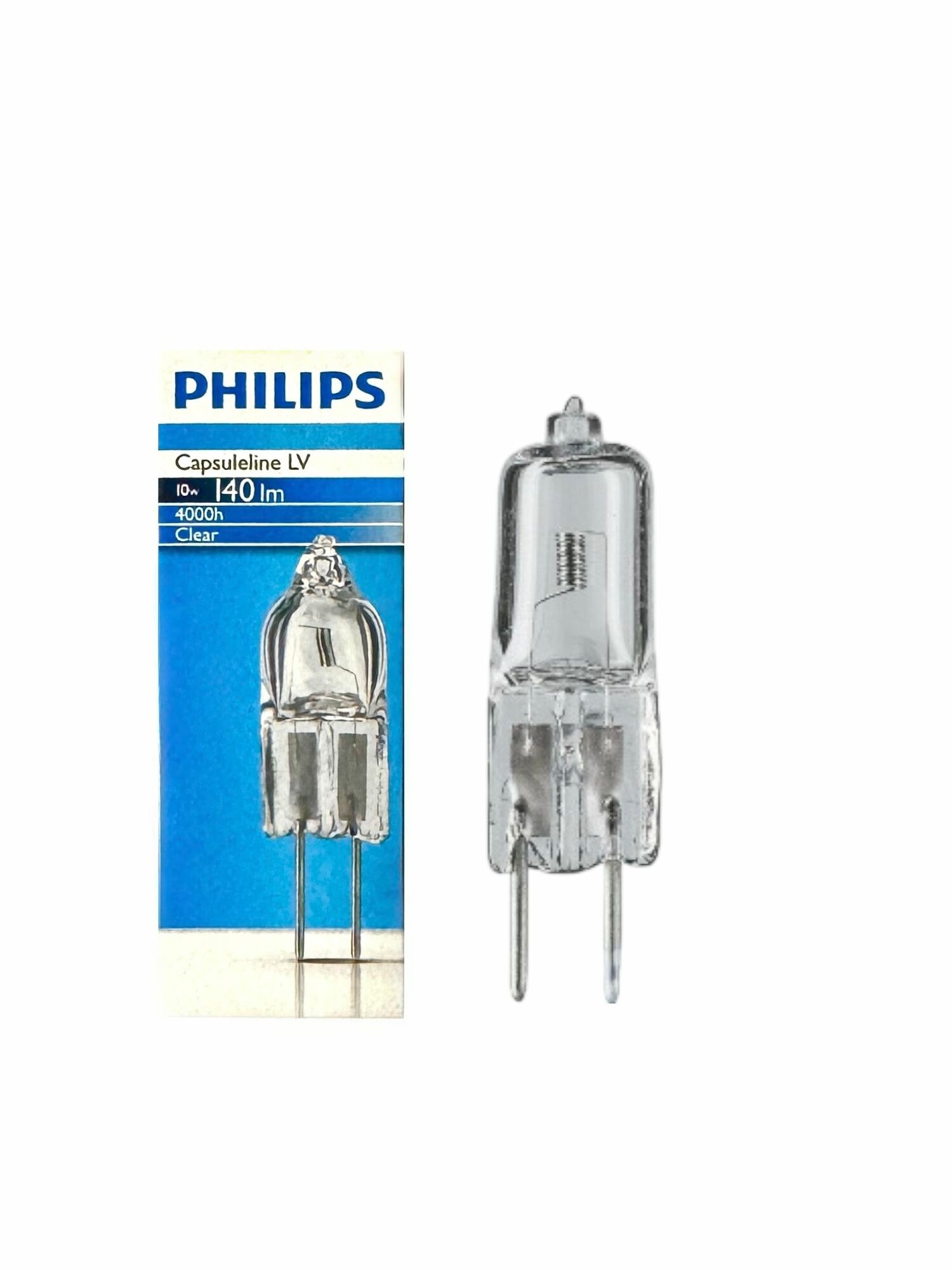 Лампа галогенная Philips Capsuleline LV 10W 12V G4 CL