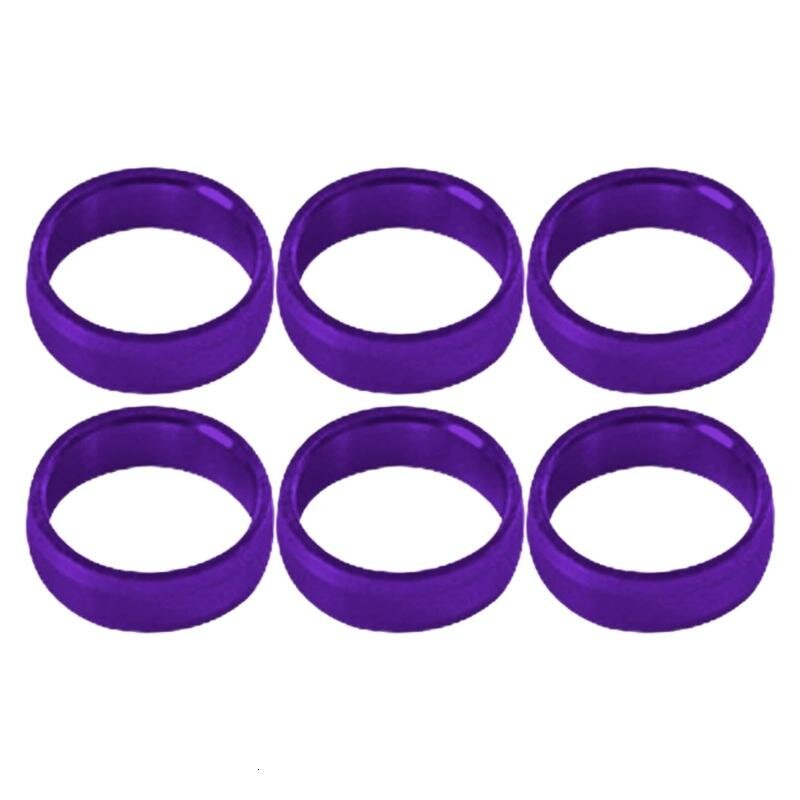 6 шт. защитных колец для дартса из алюминиевого сплава, Фиолетовый