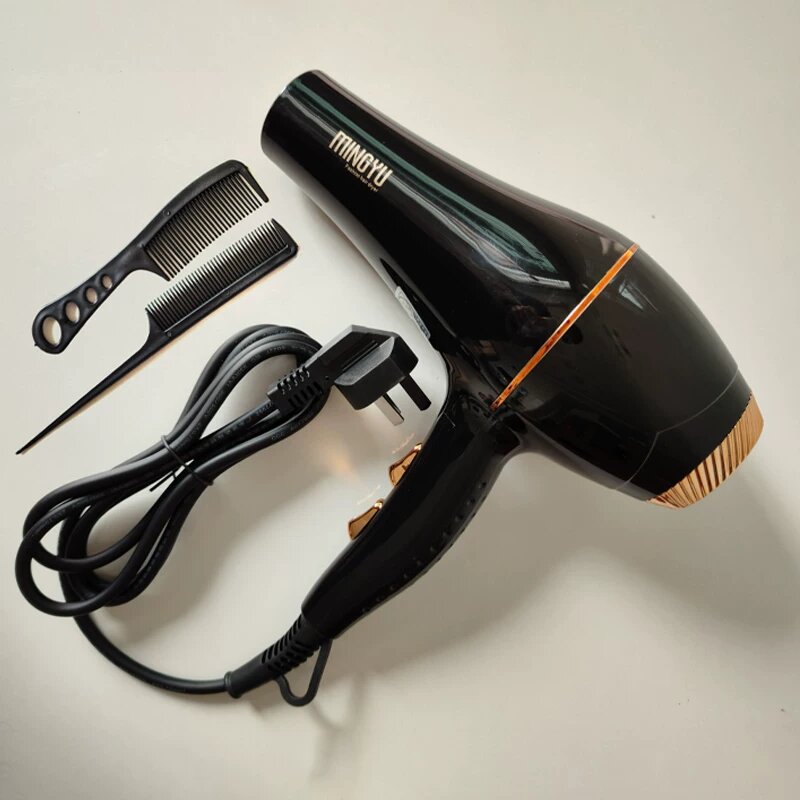 Парикмахерская и парикмахерская, специальный фен с тремя вилками, бытовая вилка с тремя отверстиями, трехголовочная