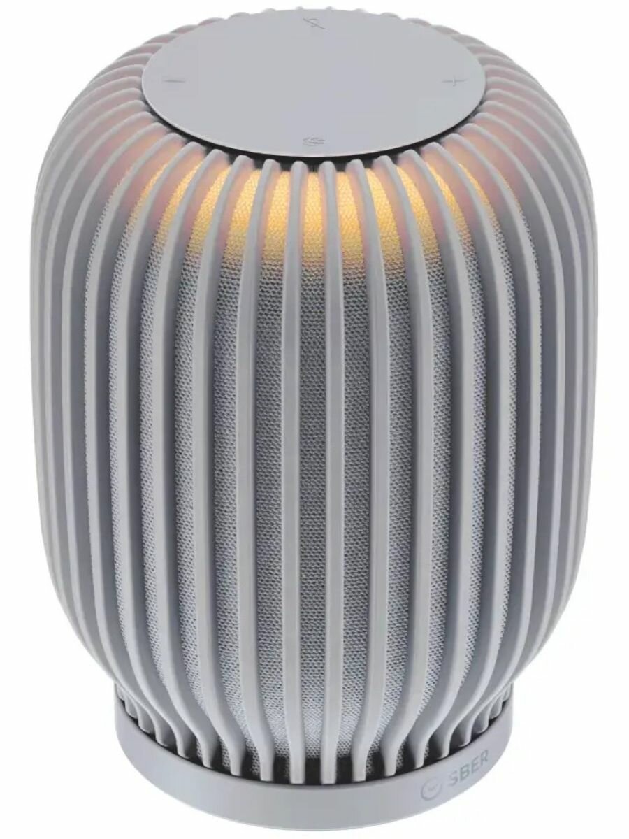 Умная колонка Sber SBDV-00090S SberBoom, лунный серый, с GigaChat, лунный серый,