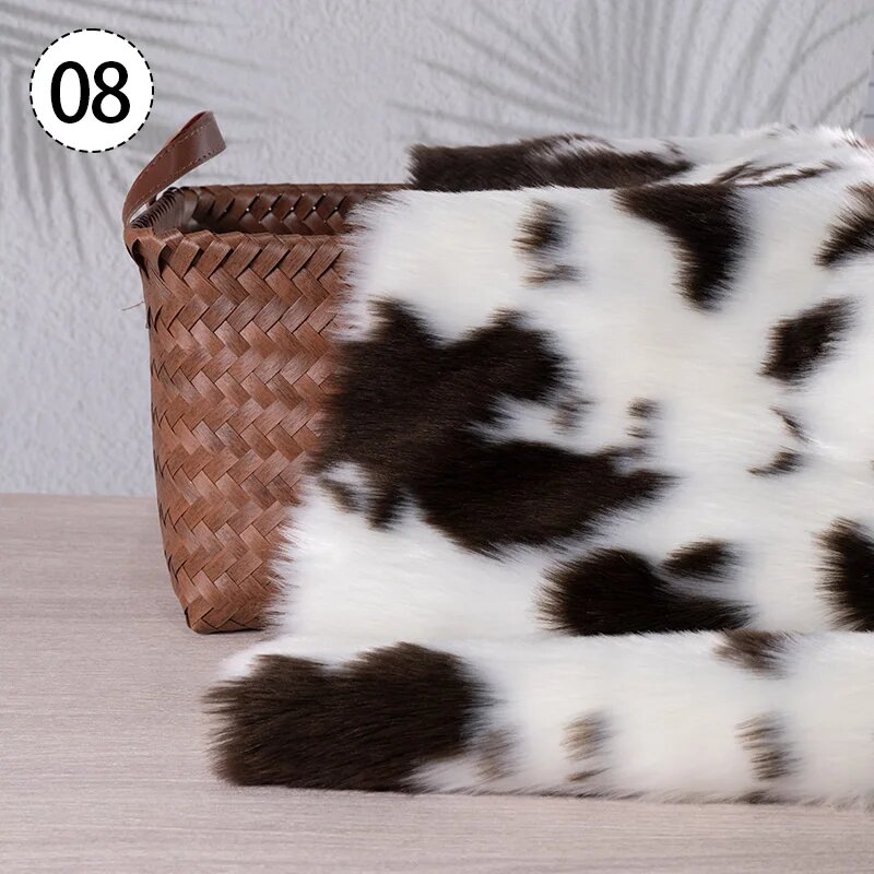 Леопардовый искусственный мех 50*170 см 8