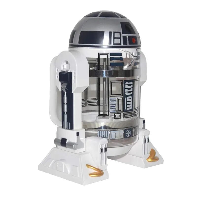 Гейзерная кофеварка Star Wars R2-D2 серая из нержавеющей стали - 1 шт.