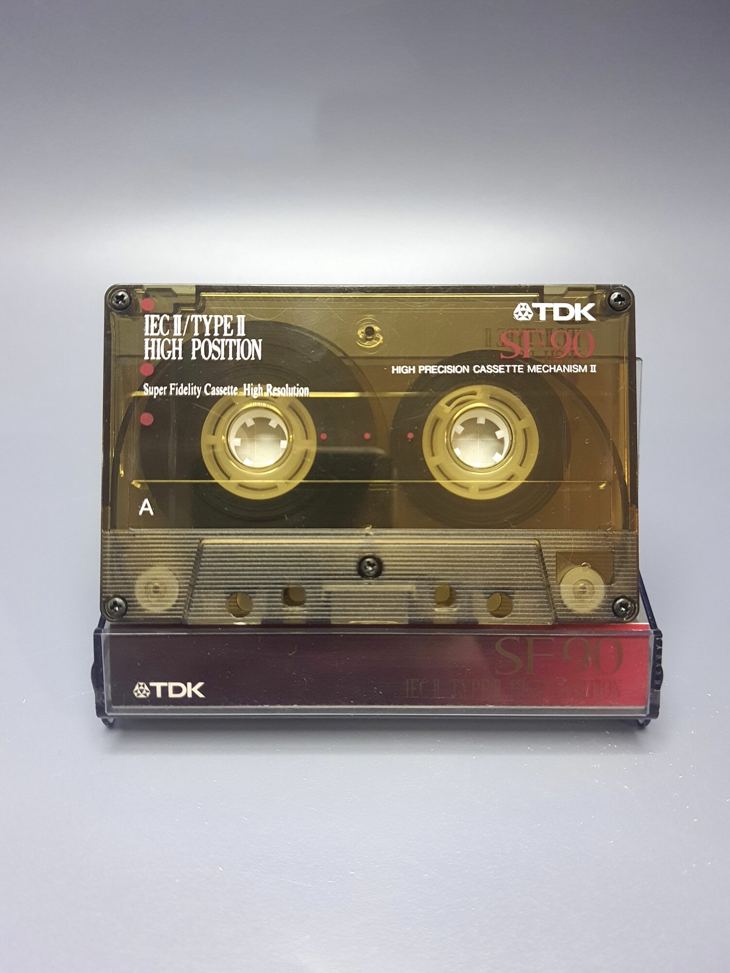 Аудиокассета TDK SF 90 Type II, Япония, 1992г.