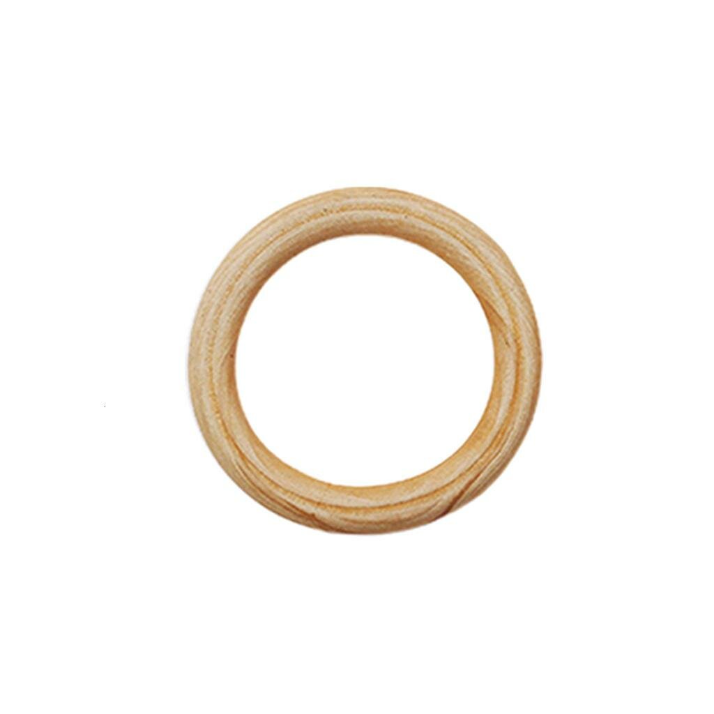 Деревянные кольца из натурального дерева, F