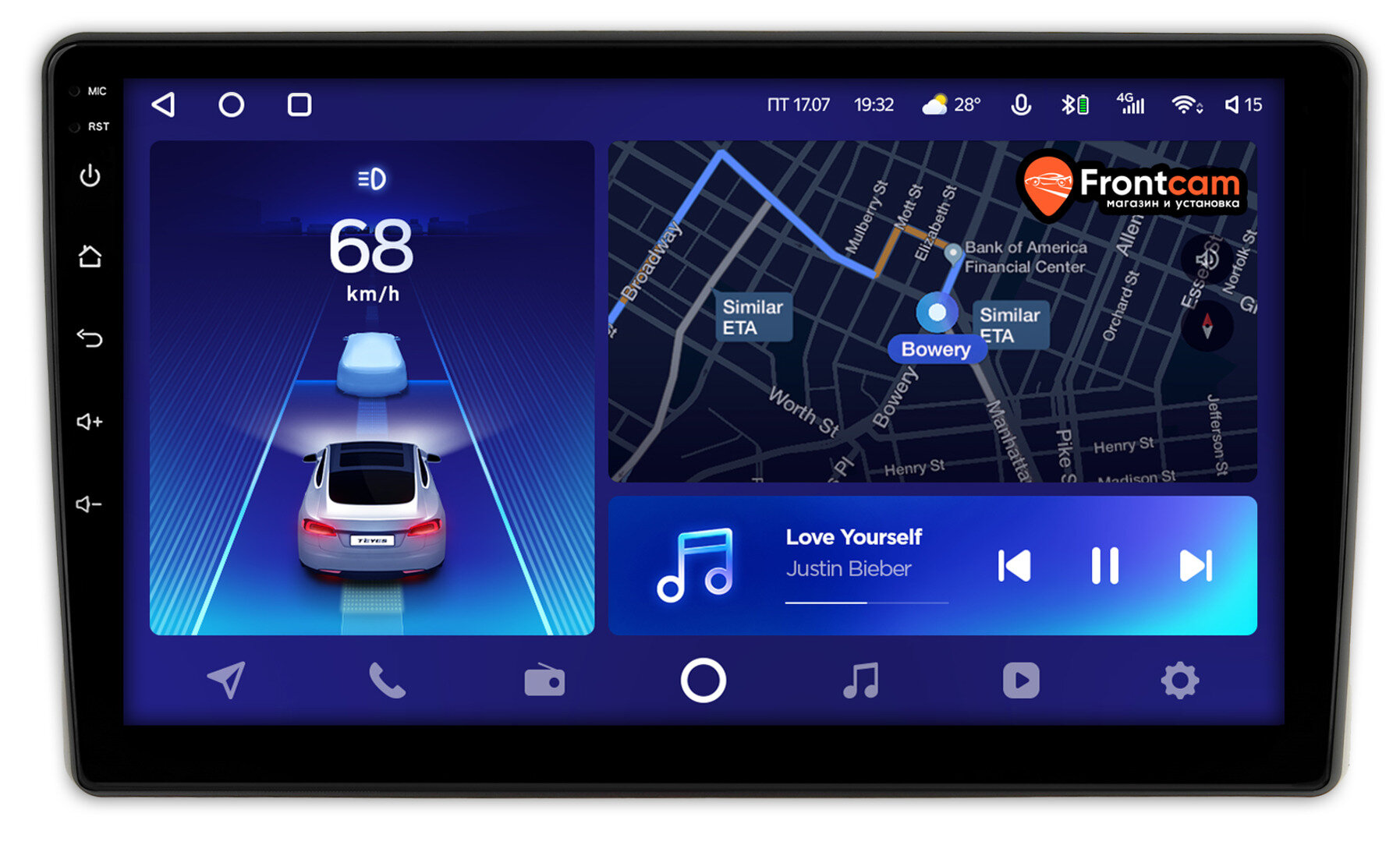 Штатная магнитола Teyes CC2 PLUS 6/128 10" RM-1066 Toyota Wish 2 2009-2017 Android 10 (4G-SIM, DSP, QLed)