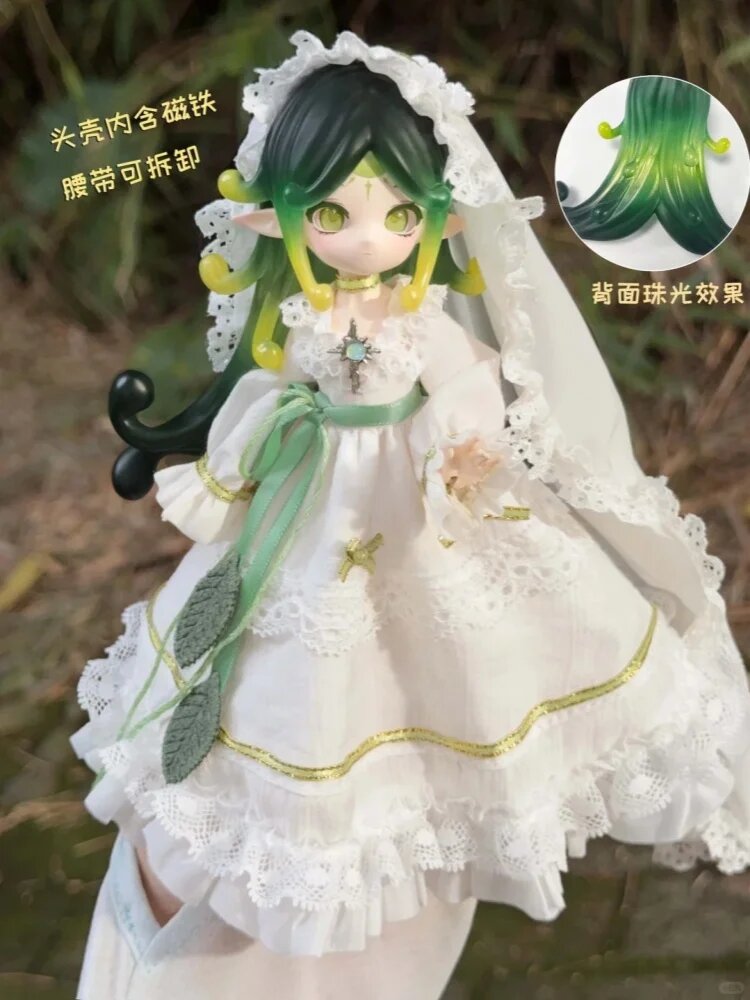 Фигурка BJD 1/12, Изумрудный, Elevatorr 01